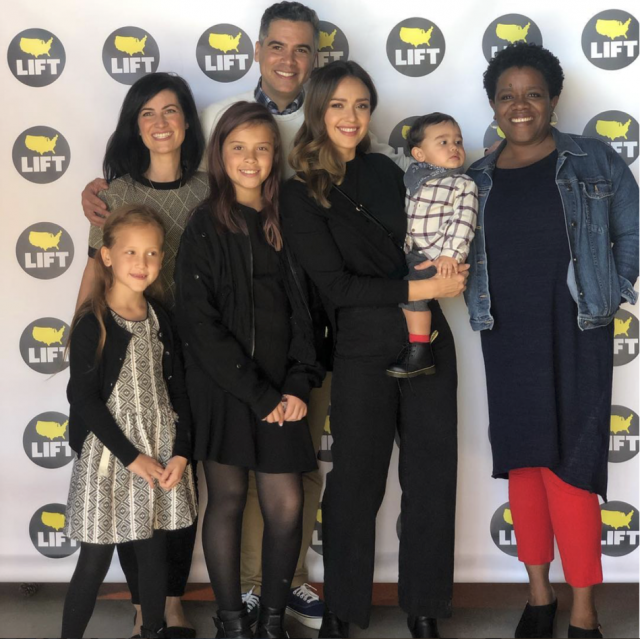 Jessica Alba & Family Attend LIFT Charity Event | Celeb Baby Laundry